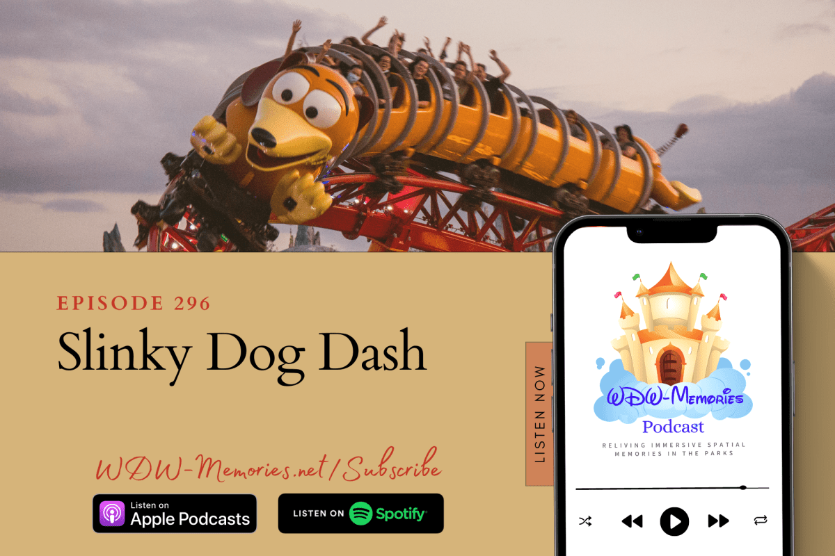 Memory 296 – Reliving a Slinky Dog Dash ride, in Walt Disney World’s ...